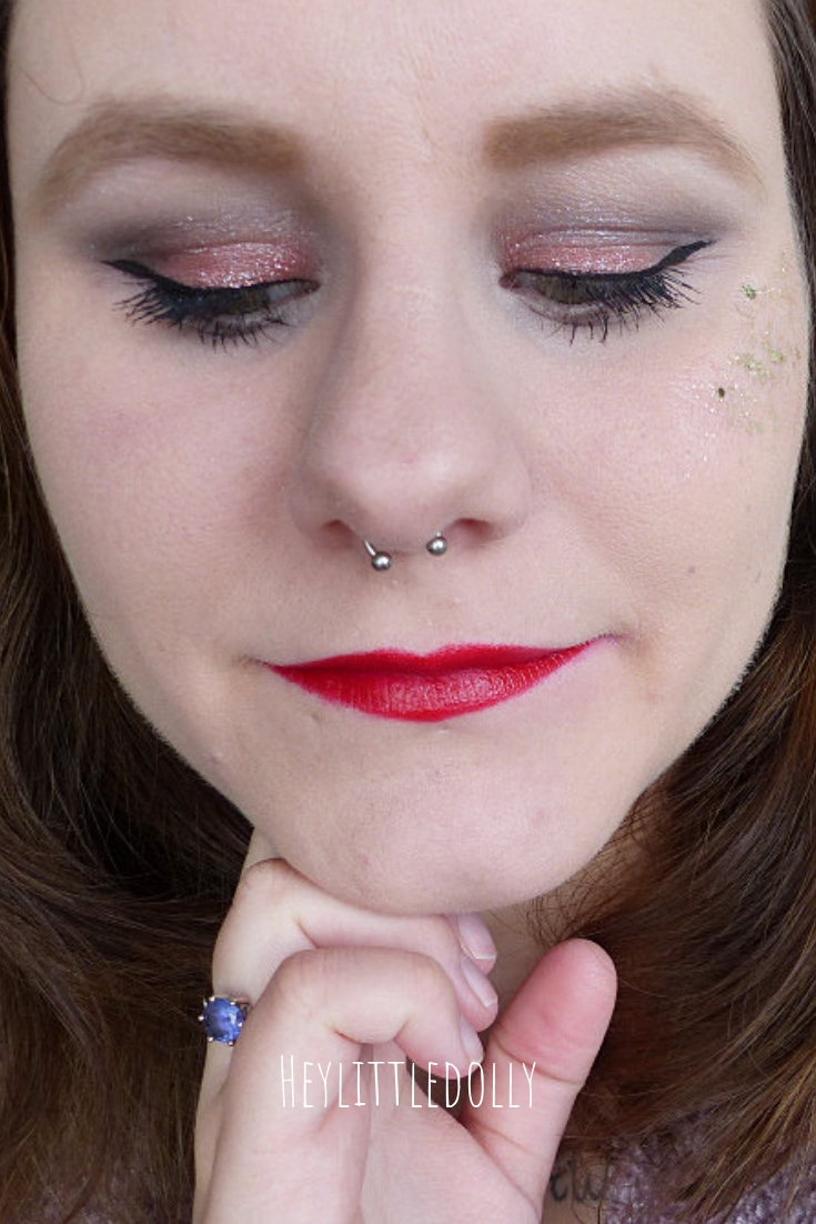 MSC rose gold et paillettes dorées : Let's sparkle